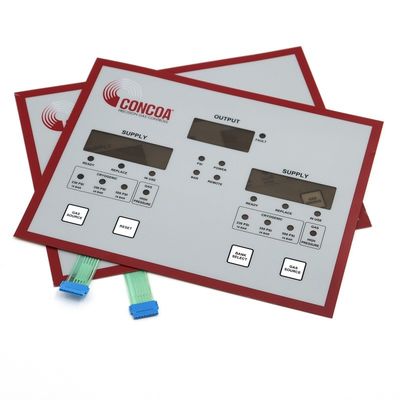 Precision Gas Controls Membrane Switch with Silver Printed ESD Shield ...
