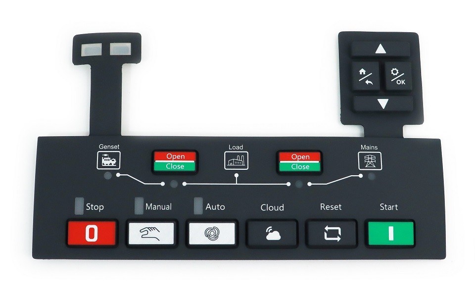 Durable Genset Controller ATS Controrleler Silicone Rubber Keypads with ...