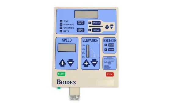 Biodex Healthcare Treadmills ESD Resistant Membrane Switch with Male ...